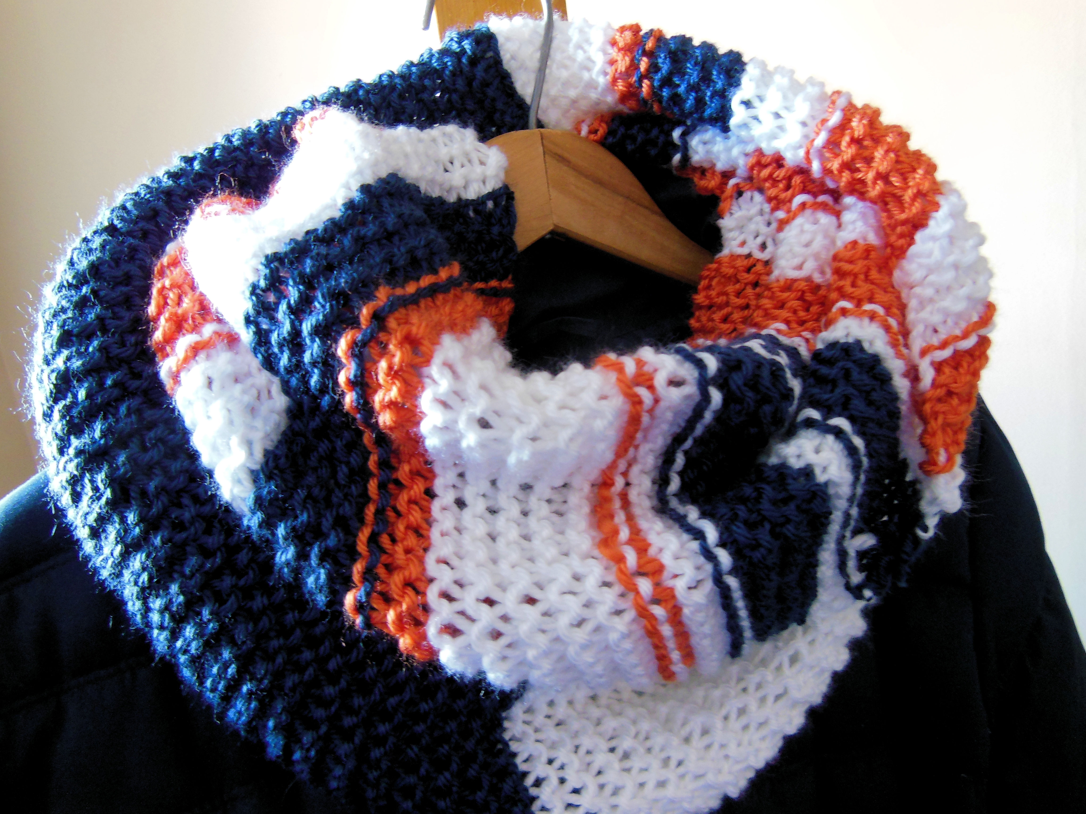 The Preppy Infinity Scarf… – Peartree Knitting