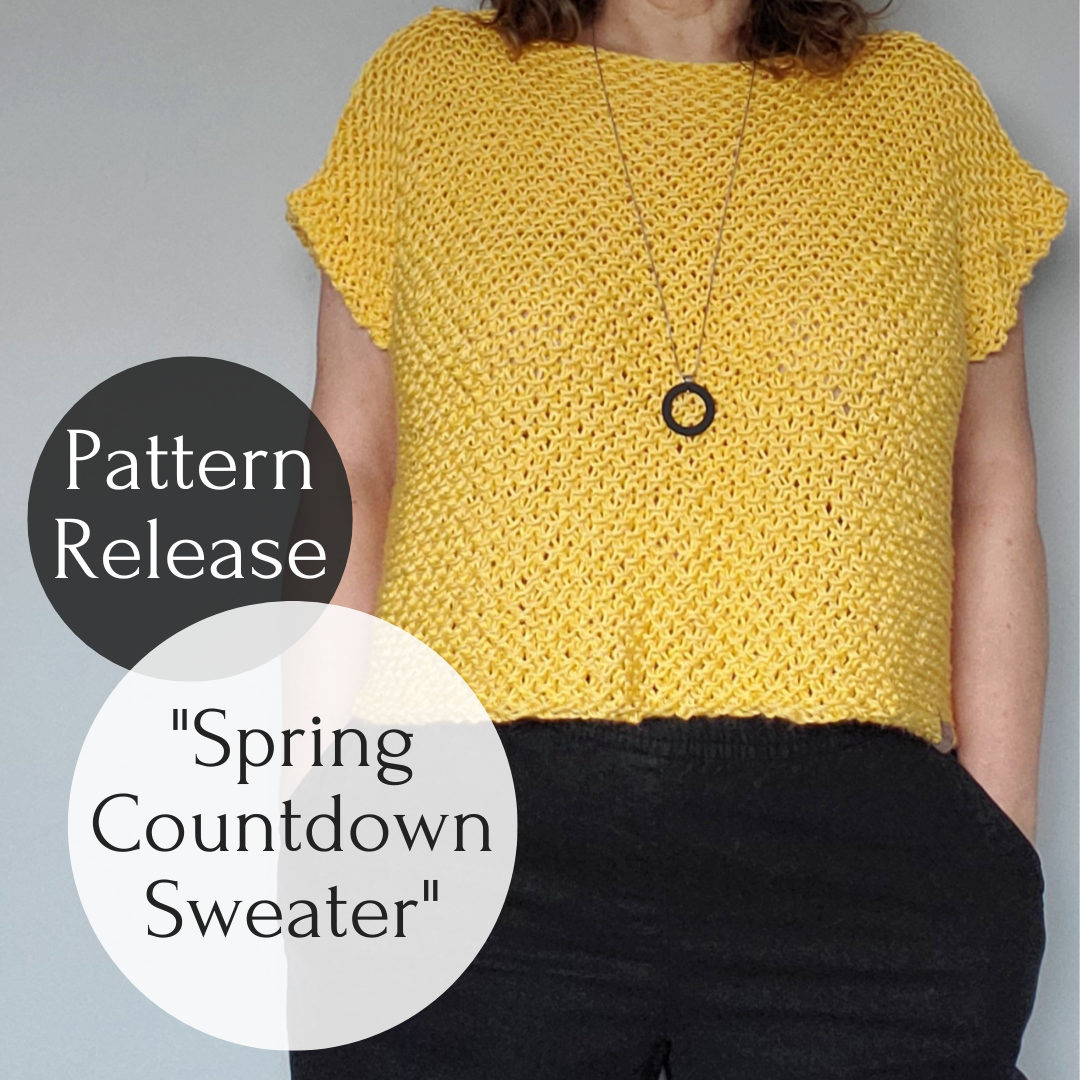 PATTERN RELEASE – Spring Countdown Sweater – Peartree Knitting